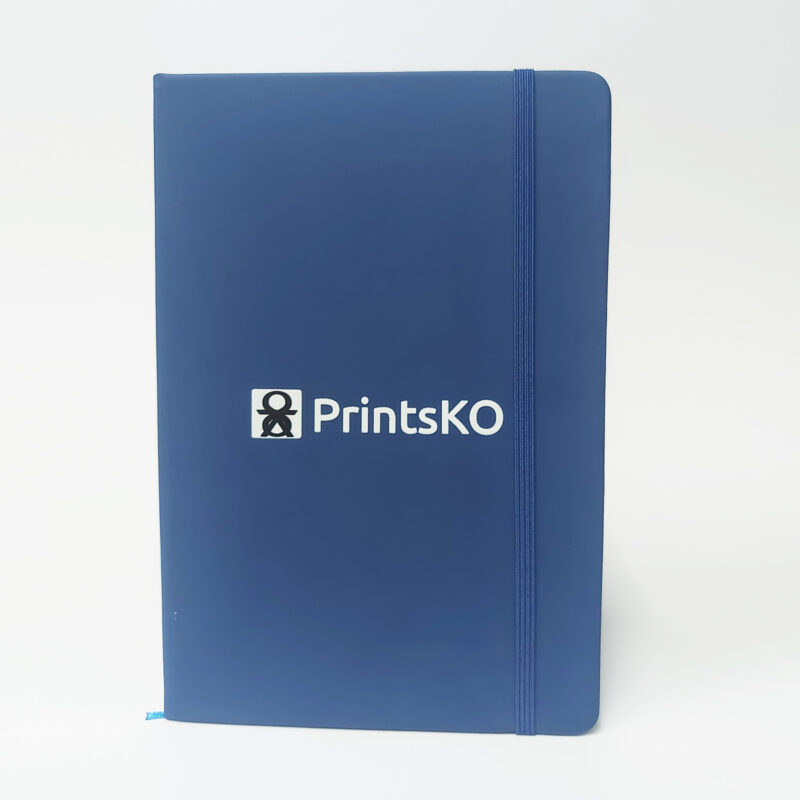 Hard Bound Notebook With Garter - PrintsKO