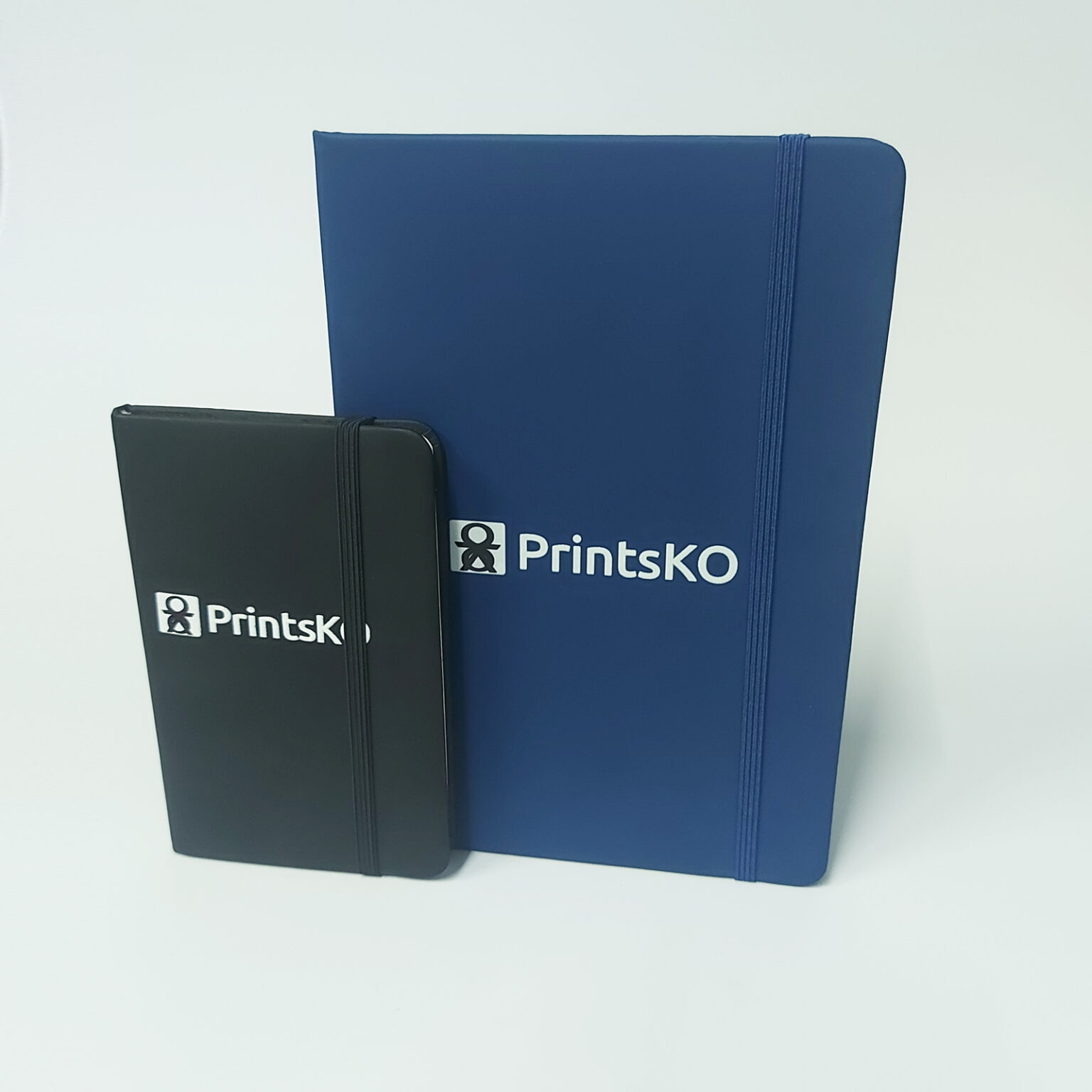 Hard Bound Notebook With Garter - PrintsKO