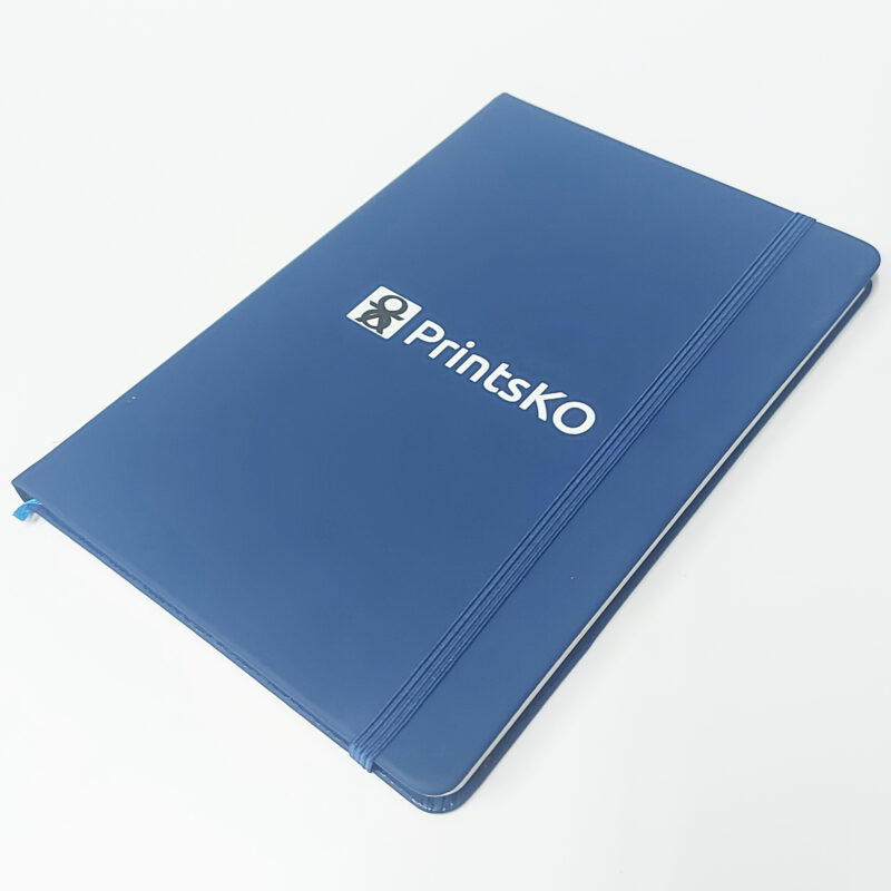 Hard Bound Notebook With Garter - PrintsKO